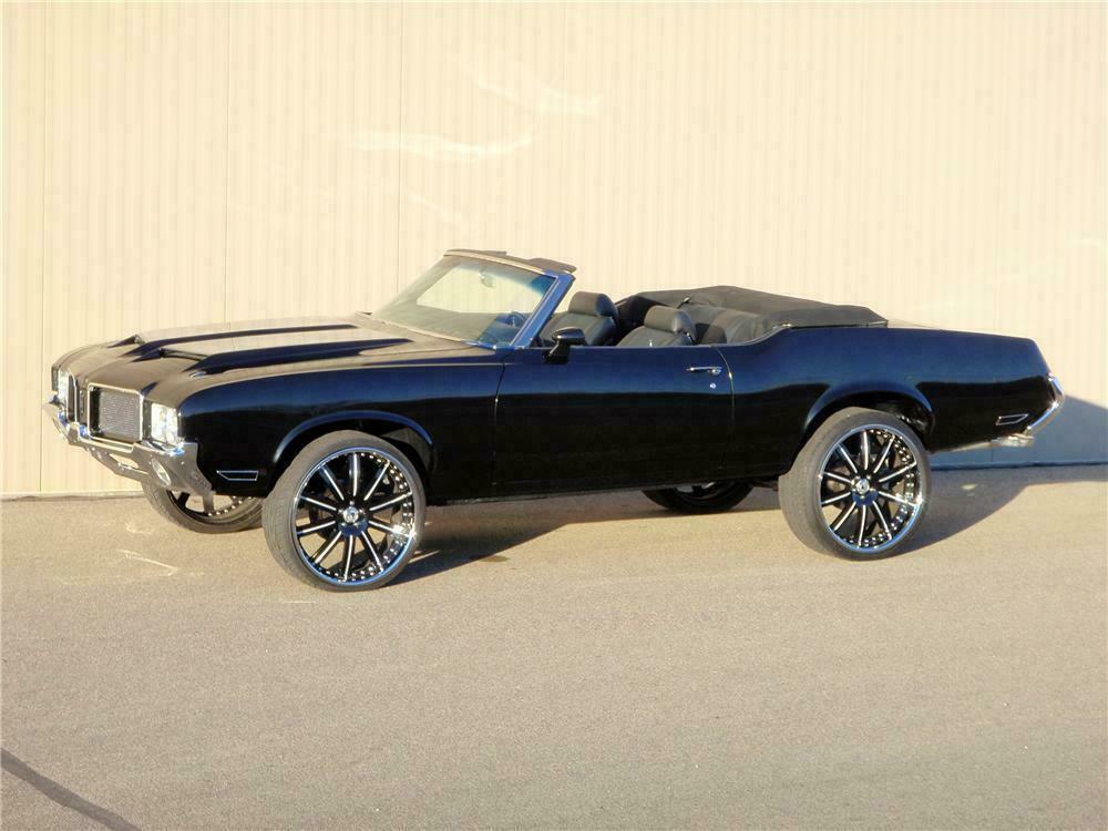 1971 OLDSMOBILE CUTLASS CUSTOM CONVERTIBLE - Side Profile - 139046