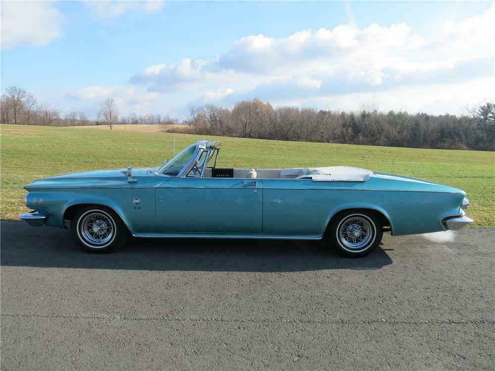 1963 CHRYSLER 300 CONVERTIBLE - Side Profile - 139067