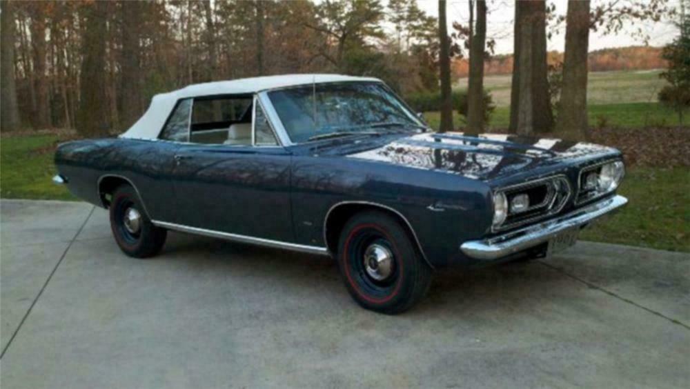 1967 PLYMOUTH BARRACUDA CONVERTIBLE