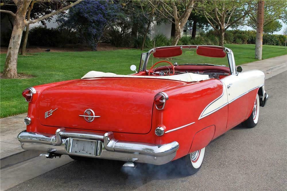 1955 OLDSMOBILE 88 CONVERTIBLE - Rear 3/4 - 139382