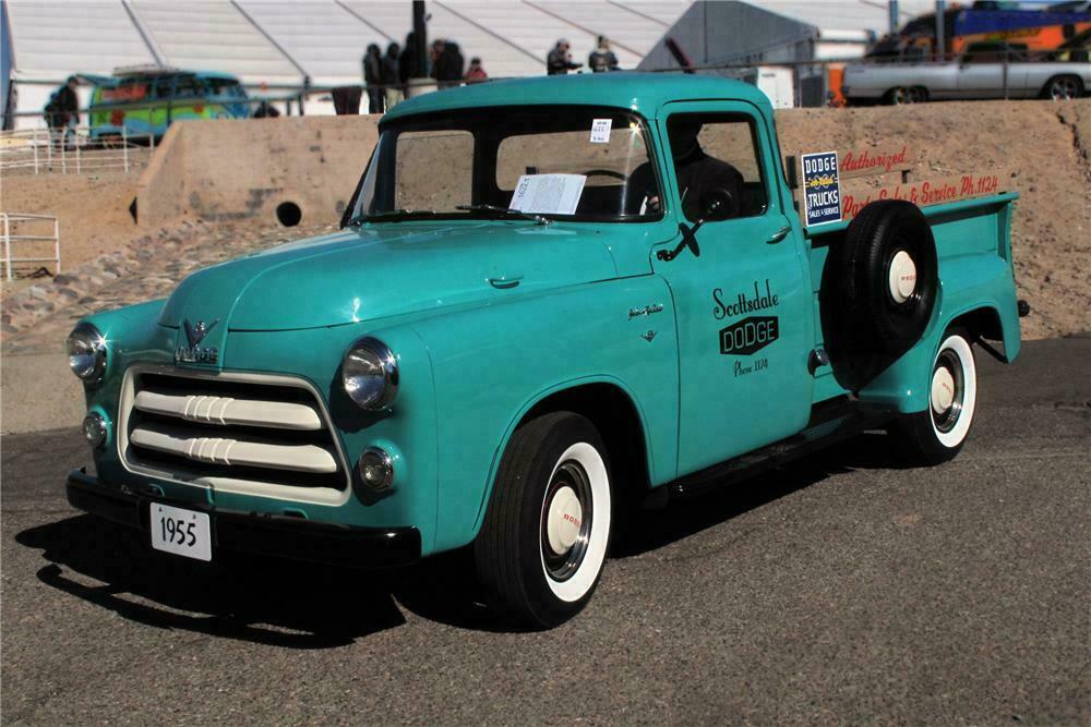 1955 DODGE C-3B PICKUP - Front 3/4 - 139495
