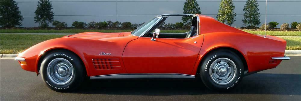 1970 CHEVROLET CORVETTE 2 DOOR COUPE - Side Profile - 151345