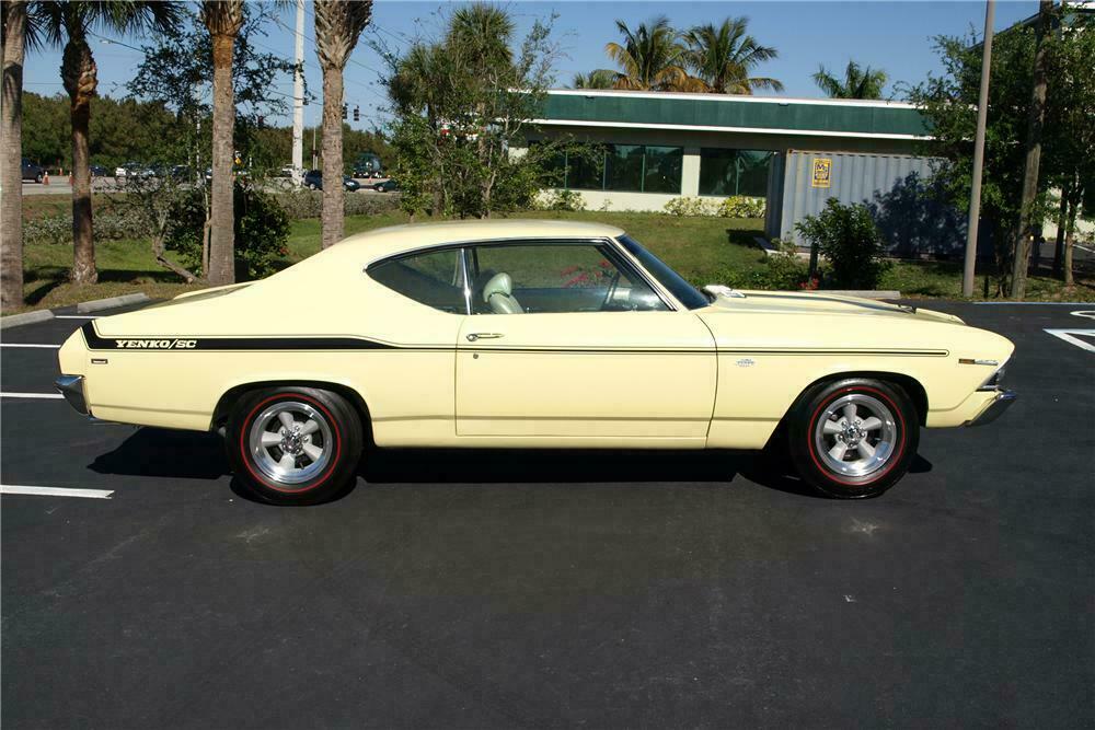 1969 CHEVROLET CHEVELLE CUSTOM COUPE - Side Profile - 151735
