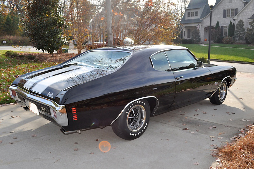 1970 CHEVROLET CHEVELLE SS LS6 2 DOOR COUPE - Rear 3/4 - 152030