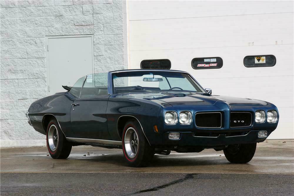 1970 PONTIAC GTO CONVERTIBLE - Front 3/4 - 152033