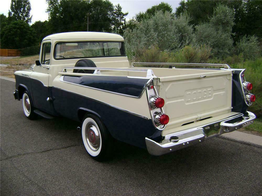 1958 DODGE SWEPTSIDE PICKUP - Rear 3/4 - 157324