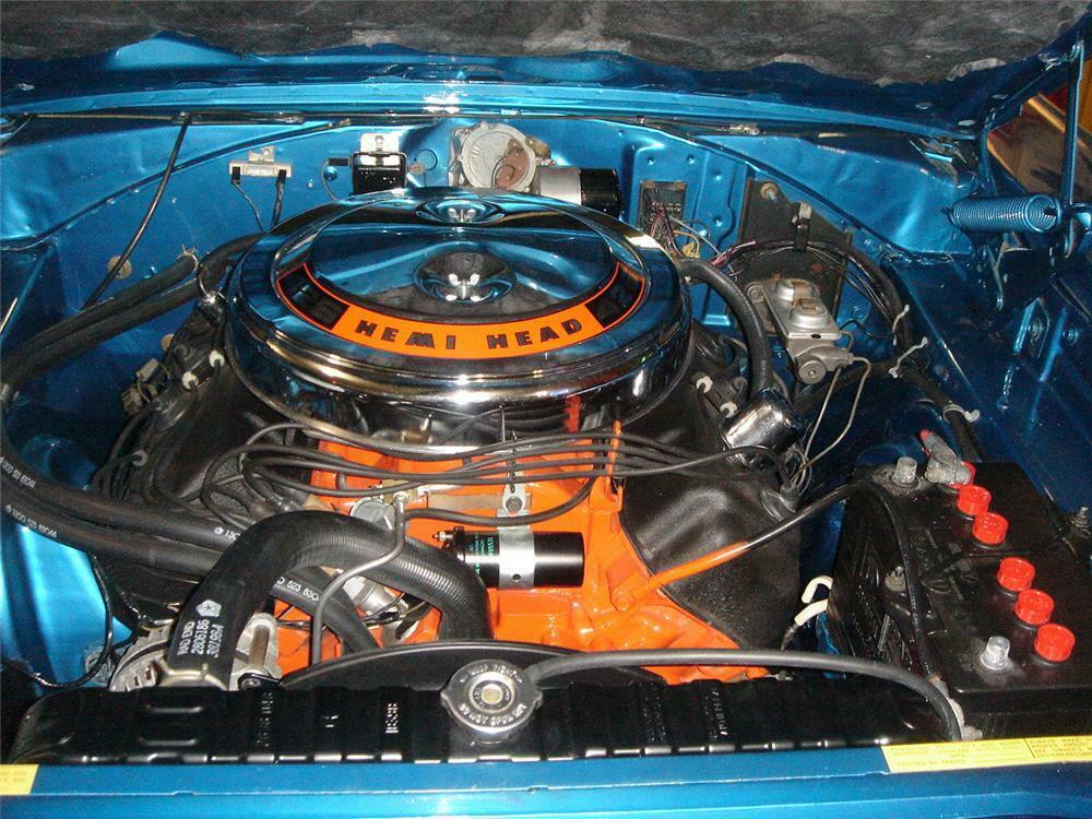 1968 PLYMOUTH HEMI ROAD RUNNER 2 DOOR HARDTOP - Engine - 157537
