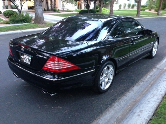 2004 MERCEDES-BENZ CL55 AMG 2 DOOR COUPE - Rear 3/4 - 157984