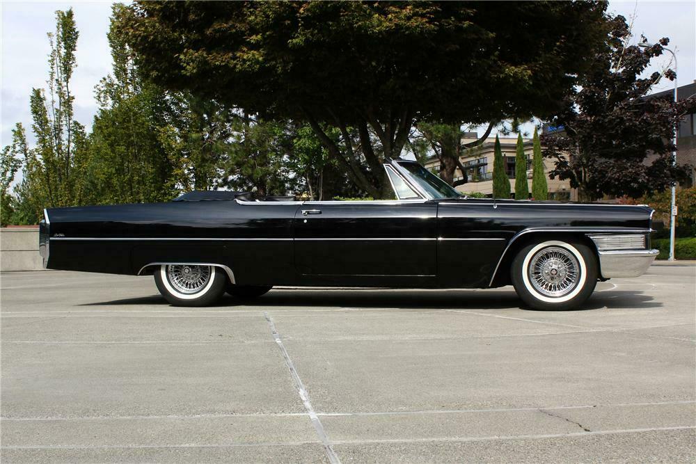 1965 CADILLAC DE VILLE CONVERTIBLE - Side Profile - 158186