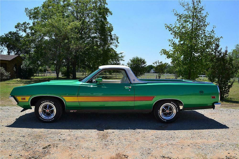 1971 FORD RANCHERO GT PICKUP - Side Profile - 158311