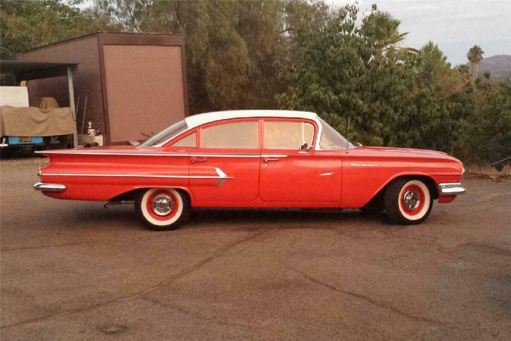 1960 CHEVROLET BEL AIR 4 DOOR SEDAN Side Profile 158387