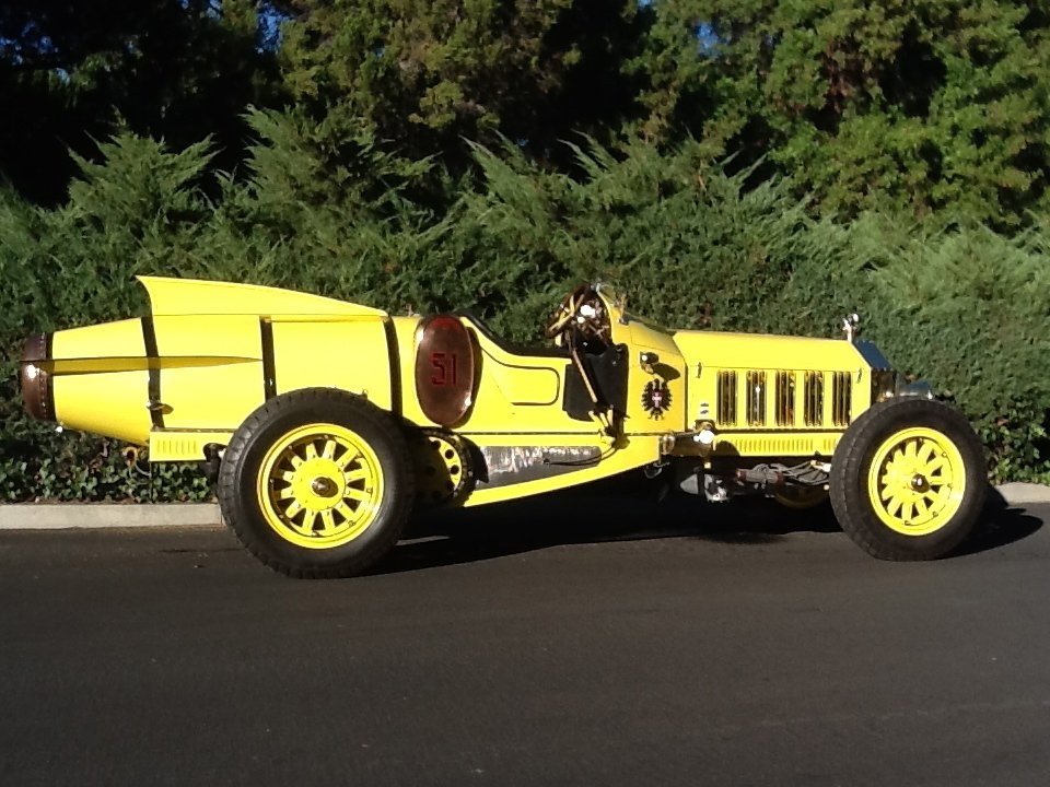 1919 LA BESTIONI TORPEDO ROADSTER - Side Profile - 161111