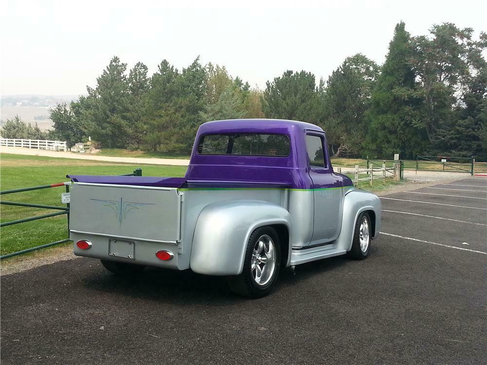 1956 FORD F-100 CUSTOM PICKUP - Rear 3/4 - 161239