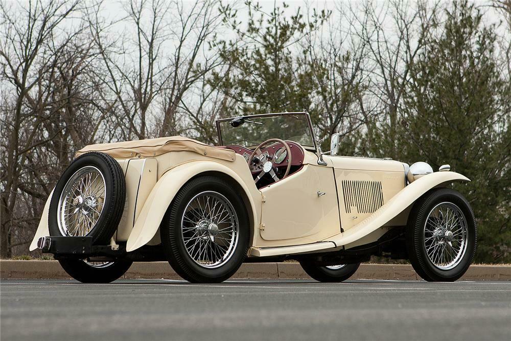 1949 MG TC ROADSTER - Side Profile - 161547