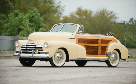 1947 CHEVROLET FLEETMASTER CONVERTIBLE WOODY - Front 3/4 - 161561