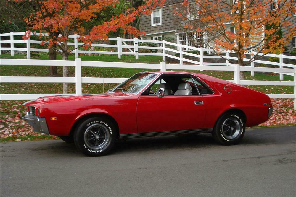 1969 AMERICAN MOTORS AMX 2 DOOR COUPE - Side Profile - 161655