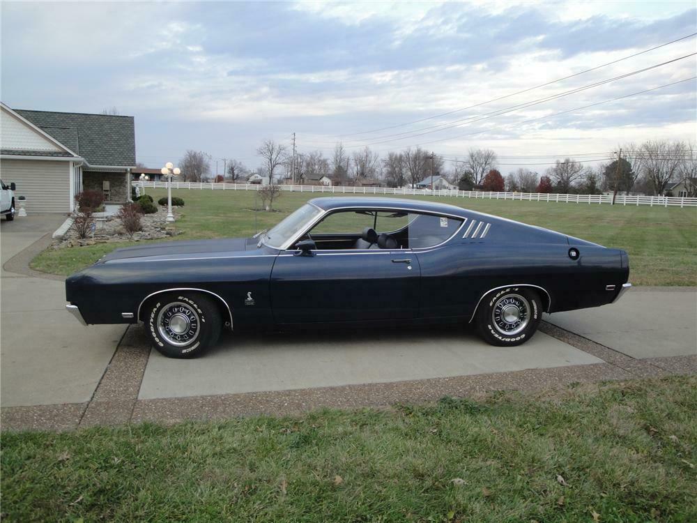 1969 FORD TALLADEGA FASTBACK - Side Profile - 161674