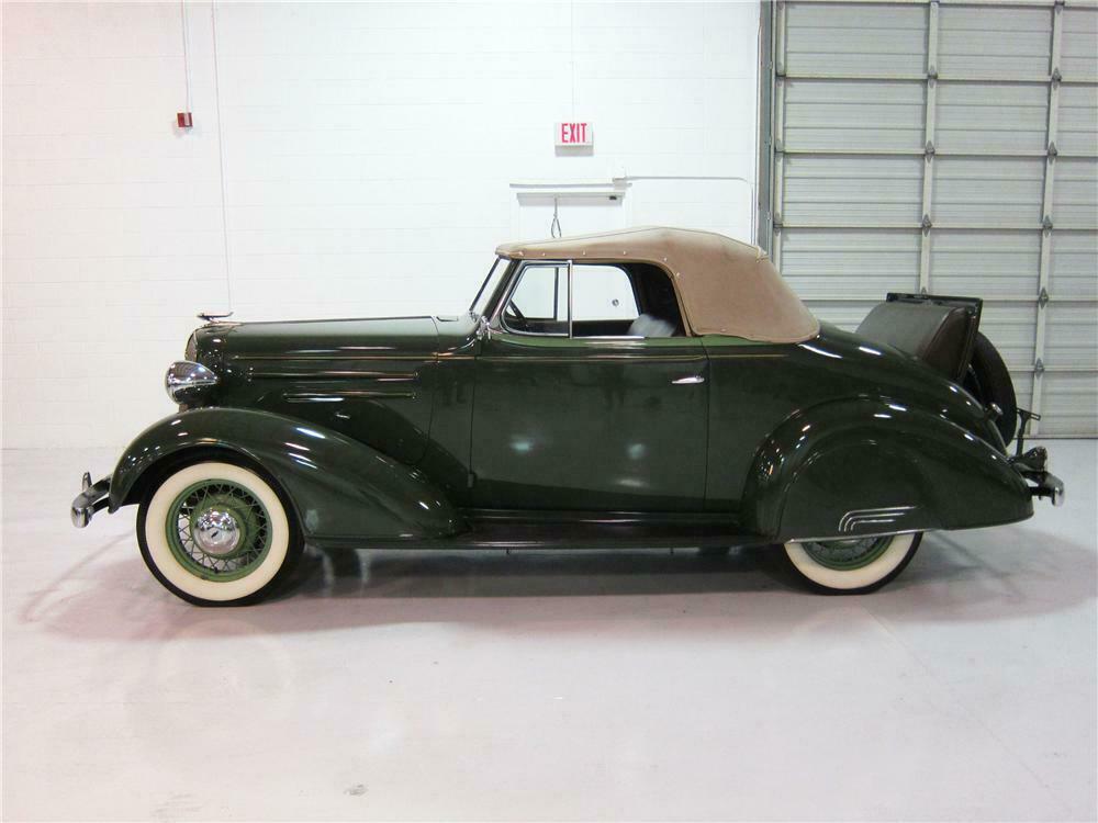 1936 CHEVROLET CONVERTIBLE - Side Profile - 161734