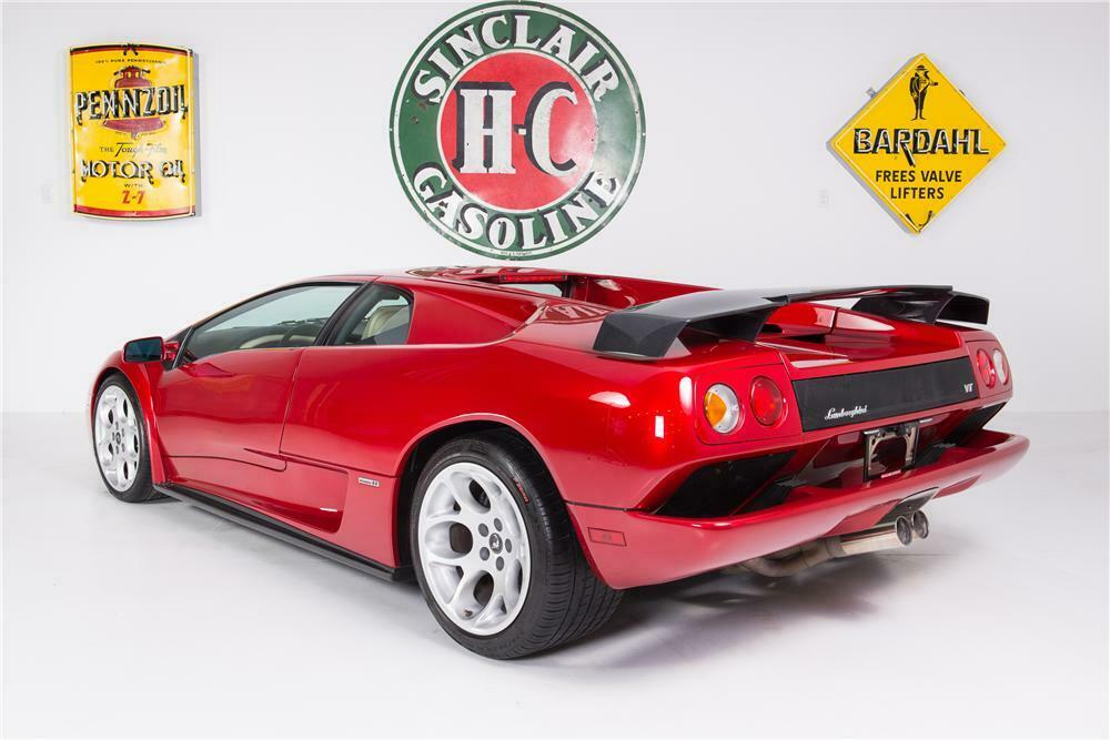 2001 LAMBORGHINI DIABLO 2 DOOR COUPE - Rear 3/4 - 161781