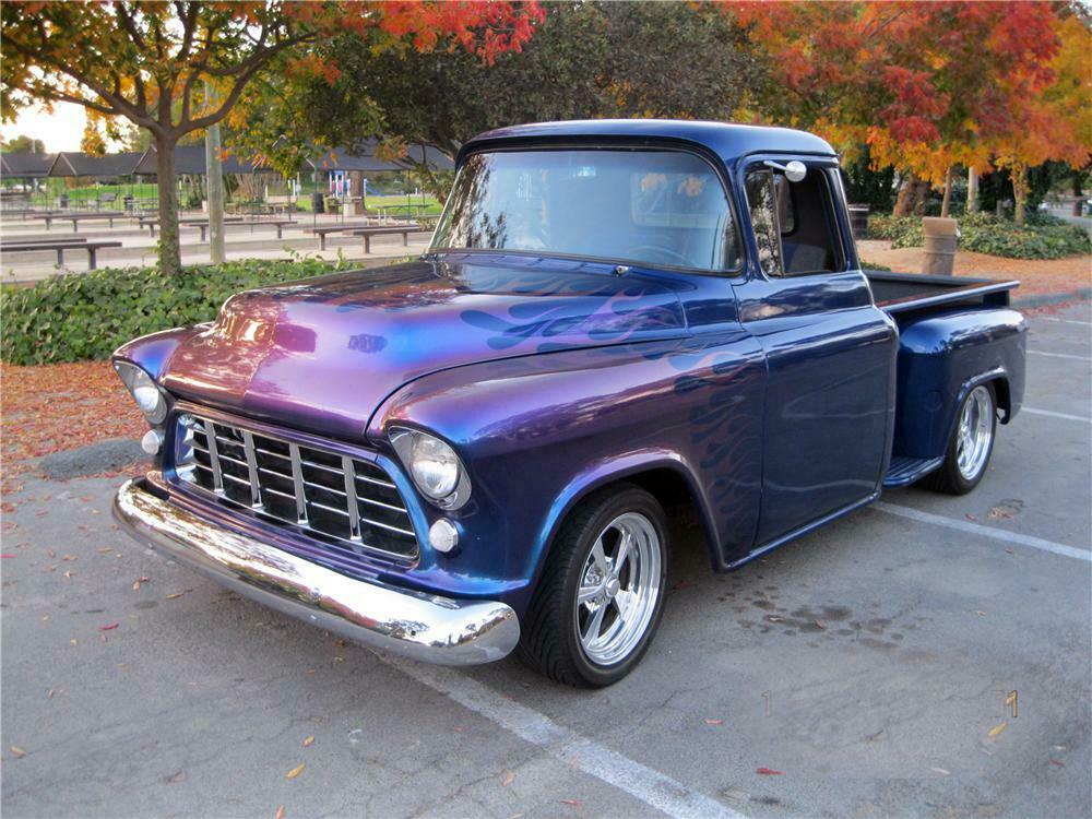 1955 GMC CUSTOM PICKUP - Front 3/4 - 162318