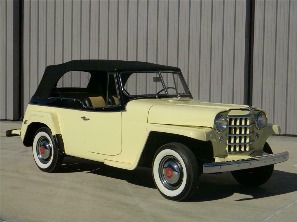 1950 WILLYS JEEPSTER 2 DOOR CONVERTIBLE - Front 3/4 - 162397