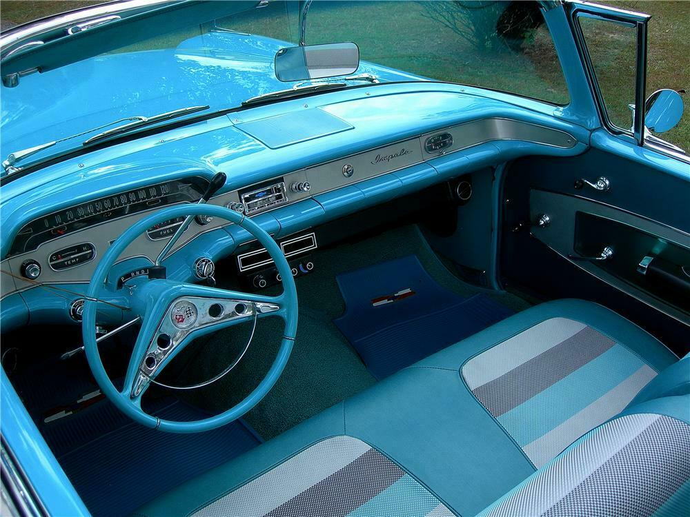 1958 CHEVROLET IMPALA CUSTOM CONVERTIBLE - Interior - 162441