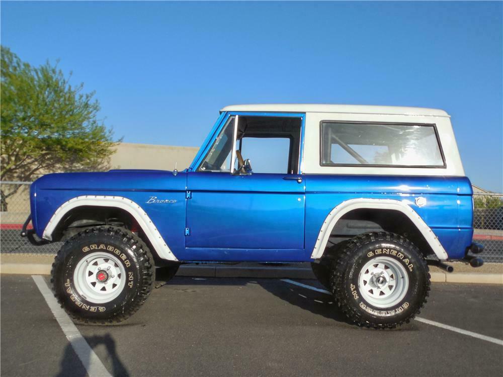 1969 FORD BRONCO CUSTOM SUV - Side Profile - 162674
