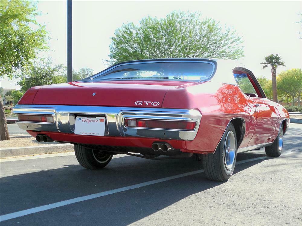 1970 PONTIAC GTO 2 DOOR COUPE - Rear 3/4 - 162737
