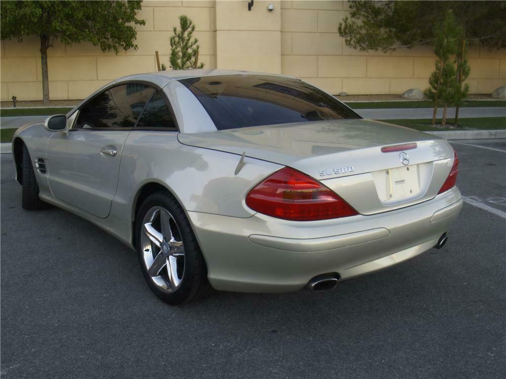 2003 MERCEDES-BENZ SL500 ROADSTER - Rear 3/4 - 163077