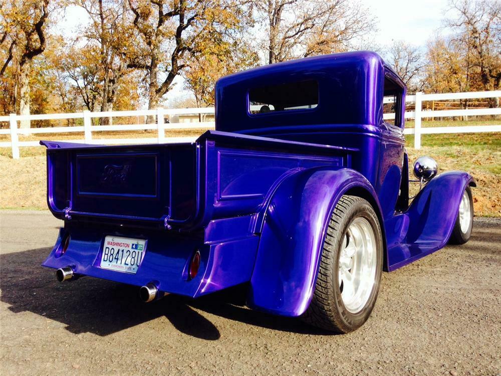 1929 FORD CUSTOM PICKUP - Rear 3/4 - 163100