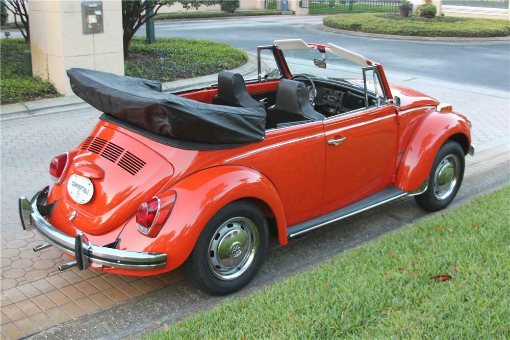 1971 VOLKSWAGEN BEETLE CONVERTIBLE - Rear 3/4 - 170847