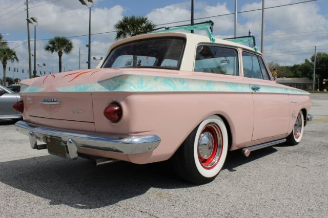 1963 AMC RAMBLER AMERICAN CUSTOM 2 DOOR COUPE - Rear 3/4 - 170974