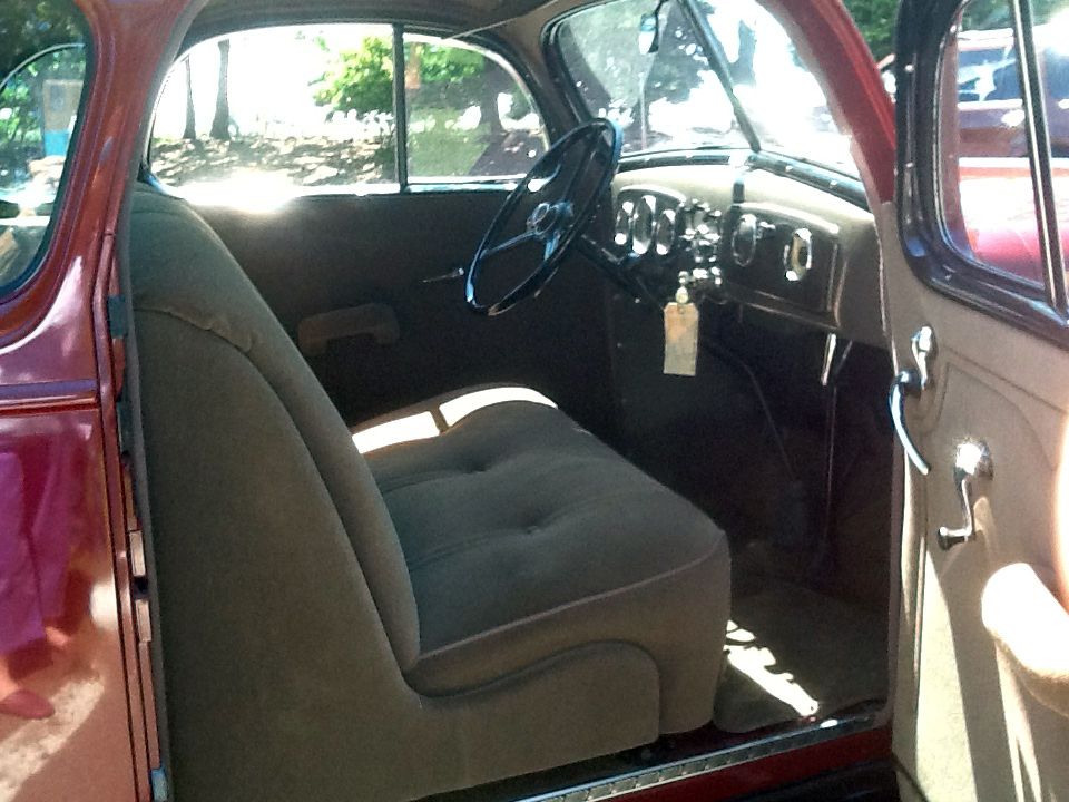 1936 CHEVROLET MASTER DELUXE 2 DOOR COUPE - Interior - 174459