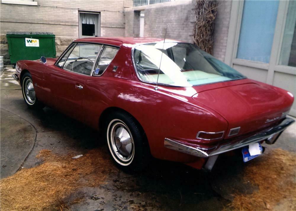 1963 STUDEBAKER AVANTI 2 DOOR SEDAN - Rear 3/4 - 174511