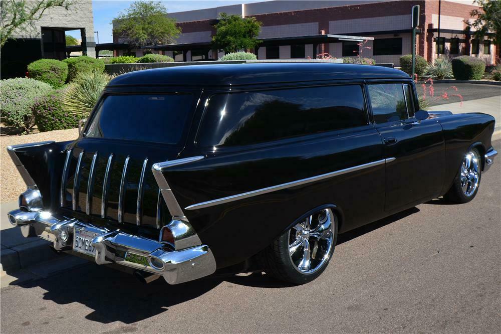 1957 CHEVROLET SEDAN DELIVERY CUSTOM WAGON - Rear 3/4 - 174656