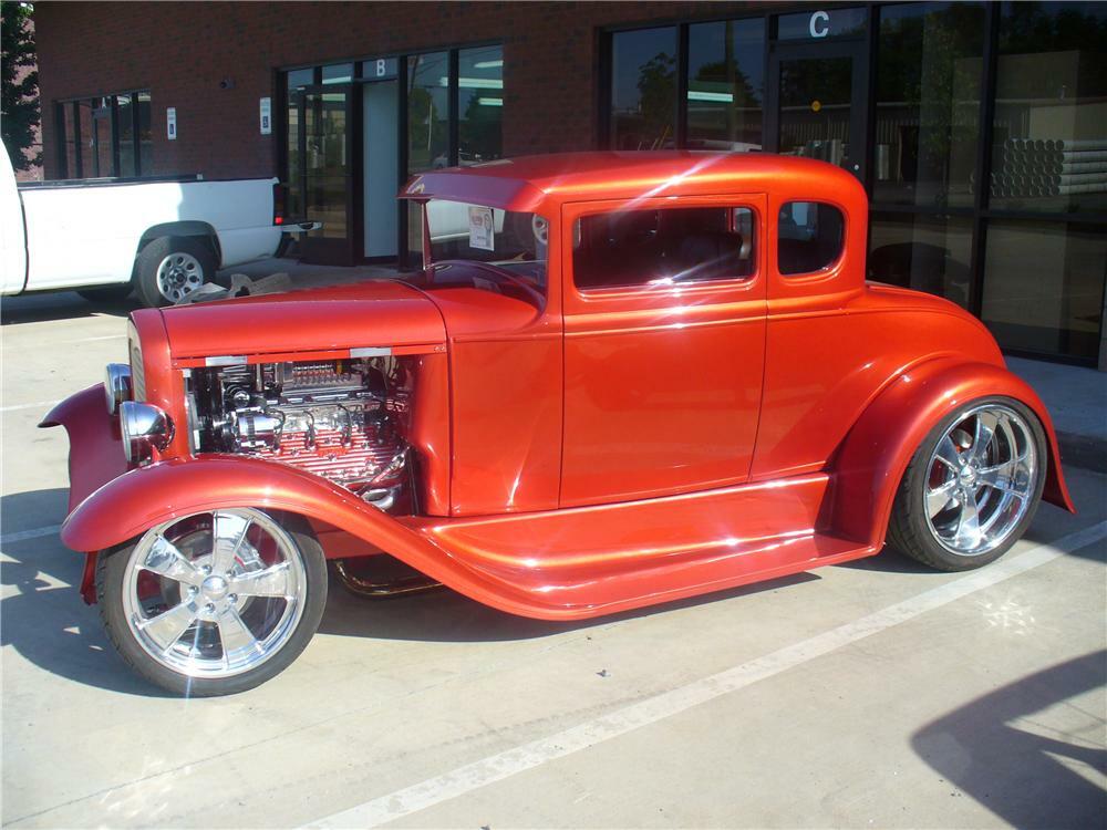 1930 FORD MODEL A CUSTOM 2 DOOR COUPE - Side Profile - 176929