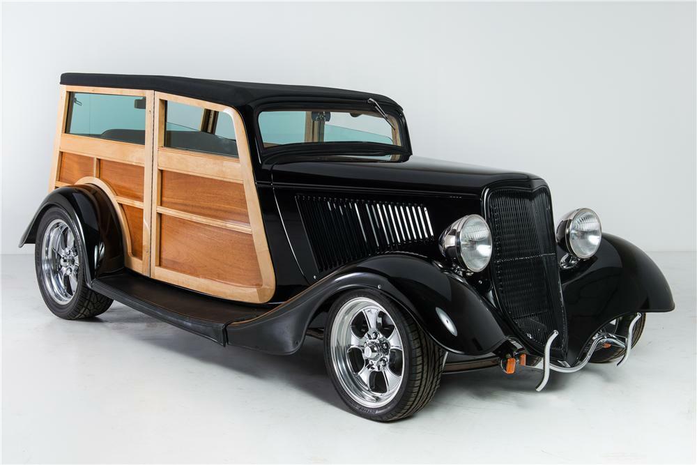 1933 FORD CUSTOM WOODY WAGON - Front 3/4 - 176961