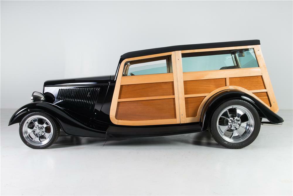 1933 FORD CUSTOM WOODY WAGON - Side Profile - 176961