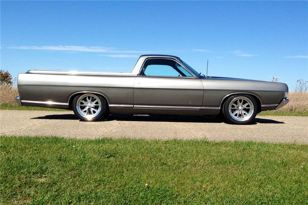 1969 FORD RANCHERO CUSTOM PICKUP - Side Profile - 179903