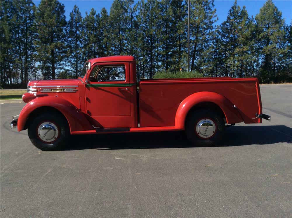 1941 DIAMOND T 201 PICKUP - Side Profile - 180194
