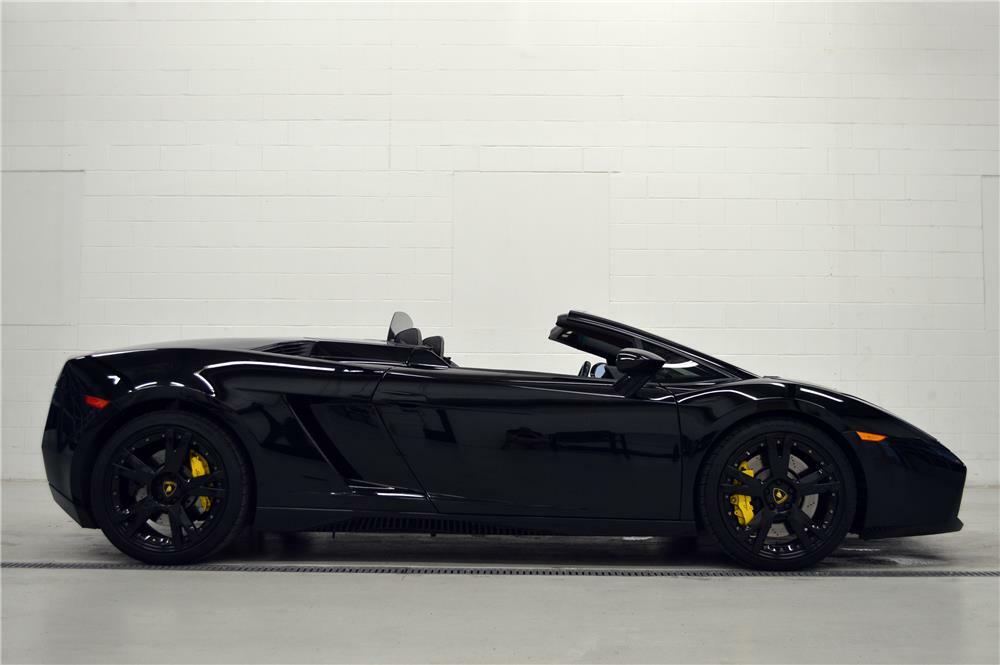 2007 LAMBORGHINI GALLARDO SPYDER - Side Profile - 180359
