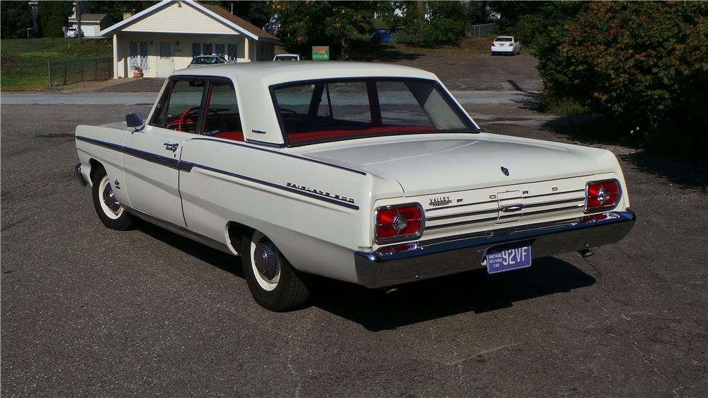 1965 FORD FAIRLANE 500 2 DOOR SEDAN - Rear 3/4 - 180606