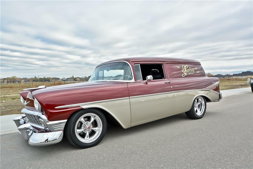 1956 CHEVROLET SEDAN DELIVERY CUSTOM WAGON - Side Profile - 180954