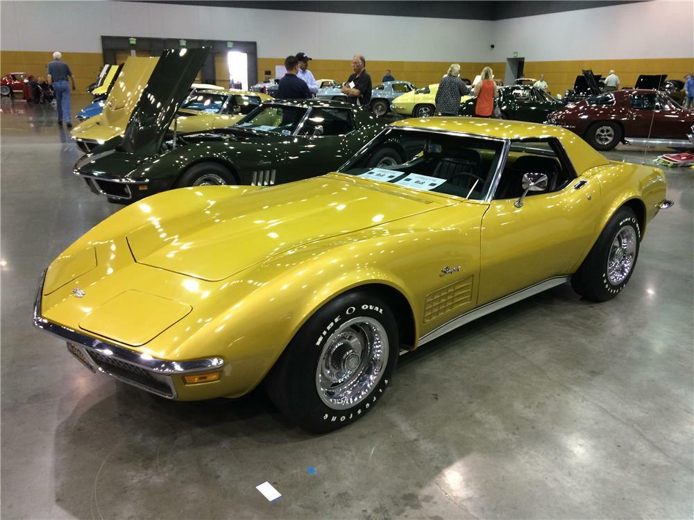 1971 CHEVROLET CORVETTE CONVERTIBLE - Front 3/4 - 180995