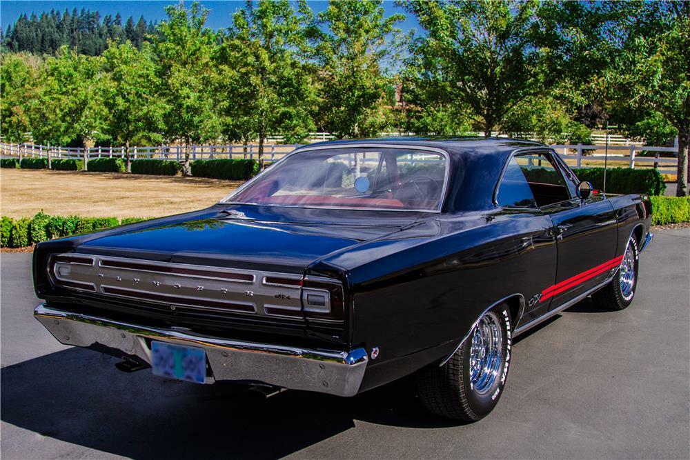1968 PLYMOUTH GTX - Rear 3/4 - 181049