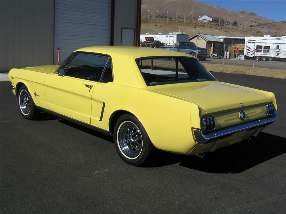 1965 FORD MUSTANG - Rear 3/4 - 181194