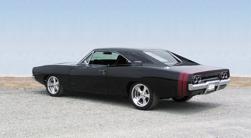 1968 DODGE CHARGER 6.1L HEMI CUSTOM - Rear 3/4 - 181315