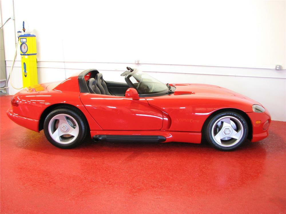 1992 DODGE VIPER RT/10 CONVERTIBLE - Side Profile - 181357
