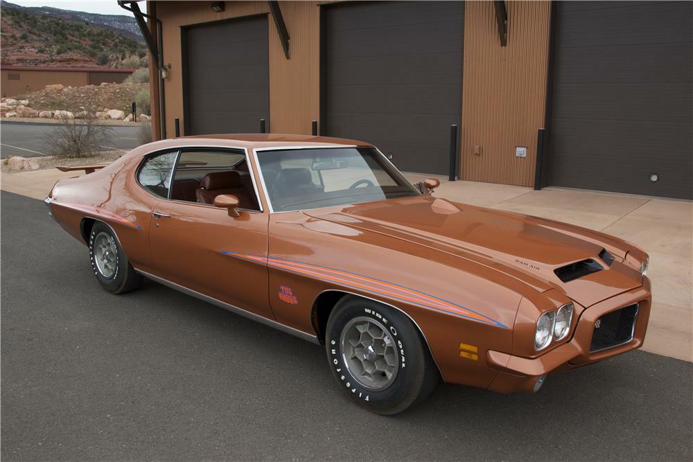 1971 PONTIAC GTO JUDGE 2 DOOR HARDTOP - Front 3/4 - 181372