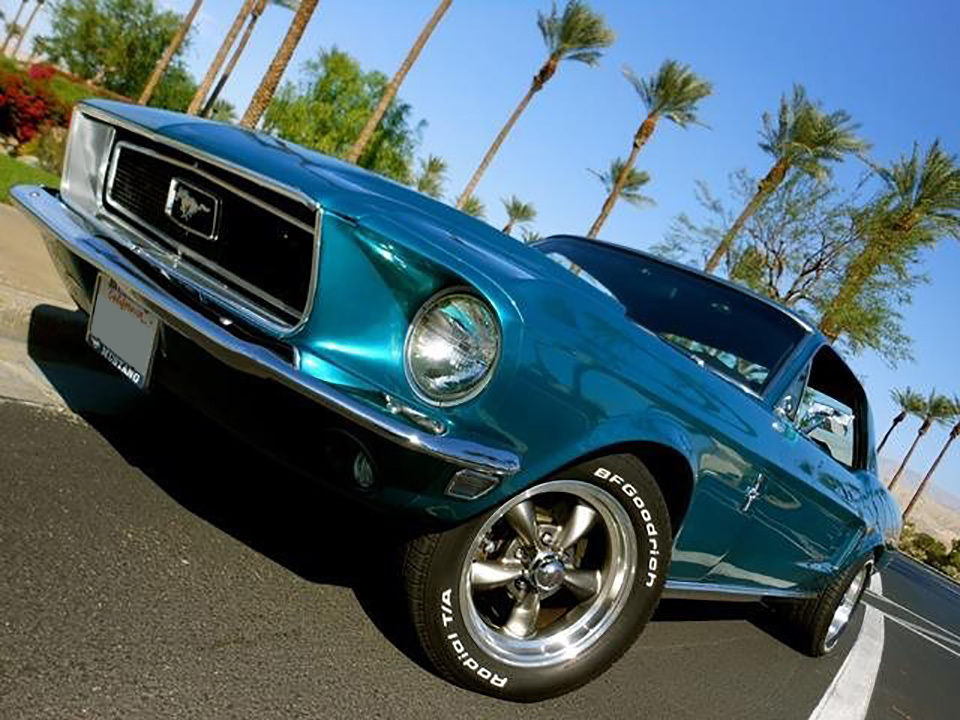 1968 FORD MUSTANG CUSTOM COUPE - Front 3/4 - 181389